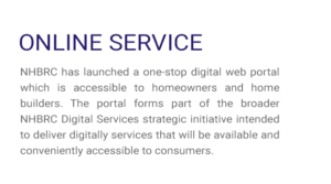 Online Services – NHBRC : National Home Builders Registration Council